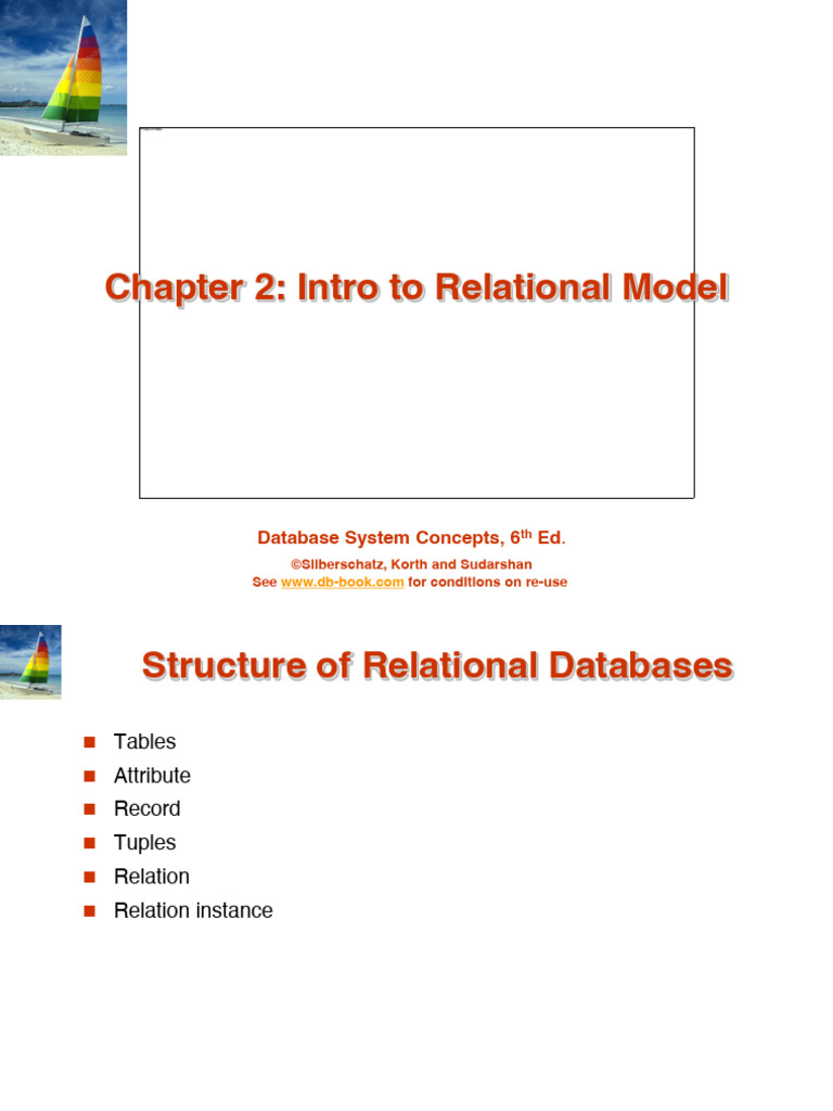Introduction to Relational Model Concepts | PDF | Relational Model ...