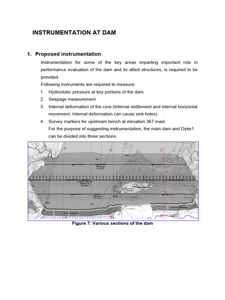 Dam instrumentation | PDF