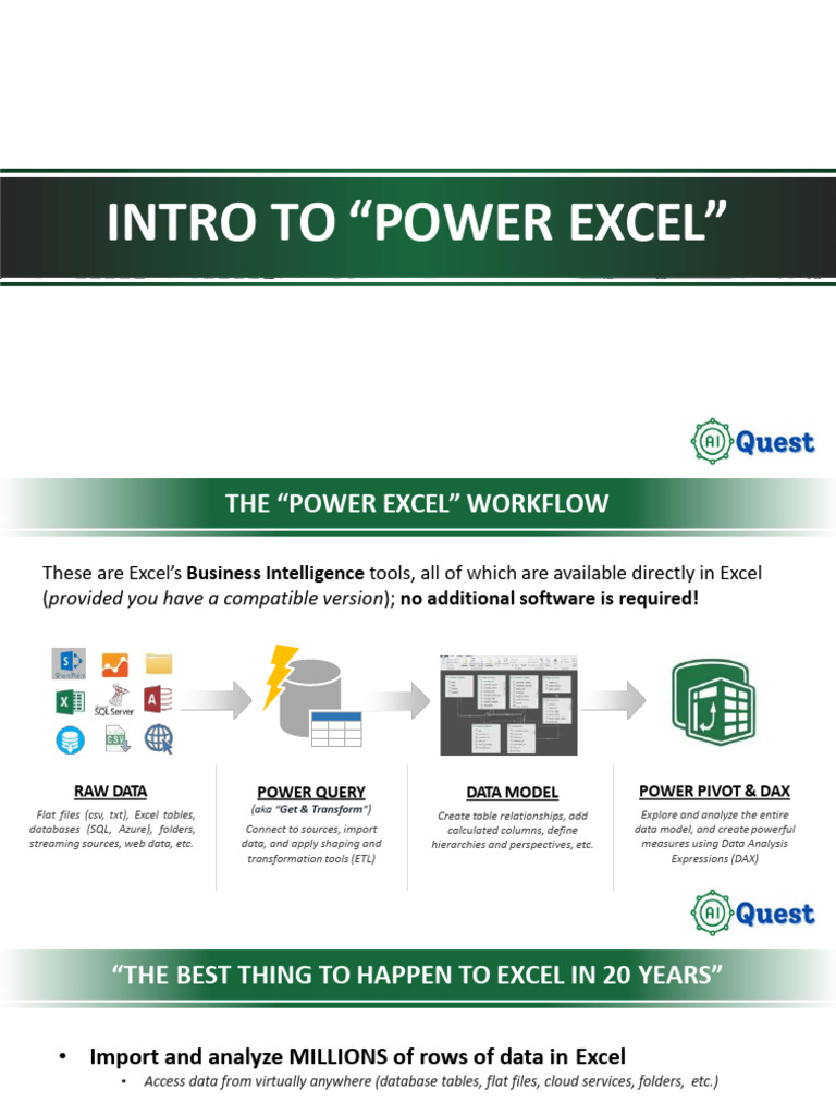 Excel_PowerQuery_PowerPivot_DAX | PDF | Databases | Table (Database)
