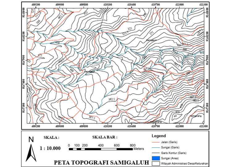 Peta Topo Samigaluh | PDF