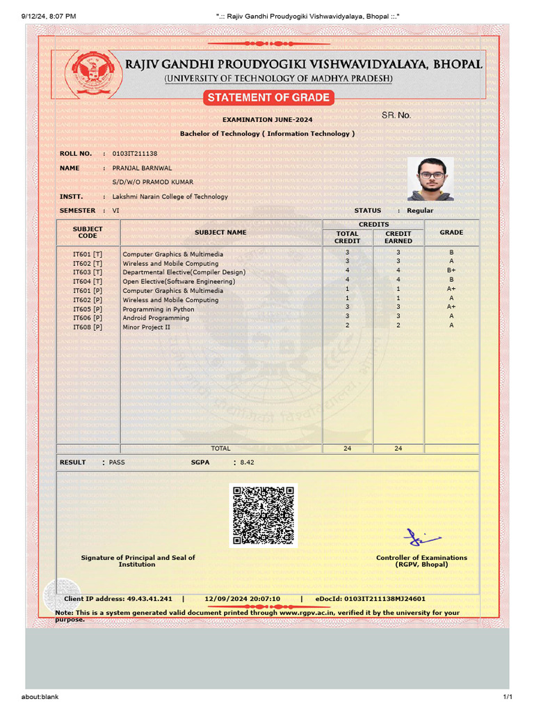 6th Sem | PDF | Computer Science | Computing