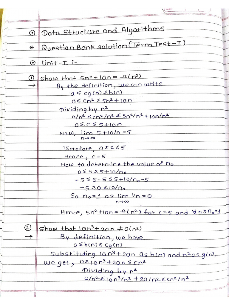 DSA QB Solutions | PDF