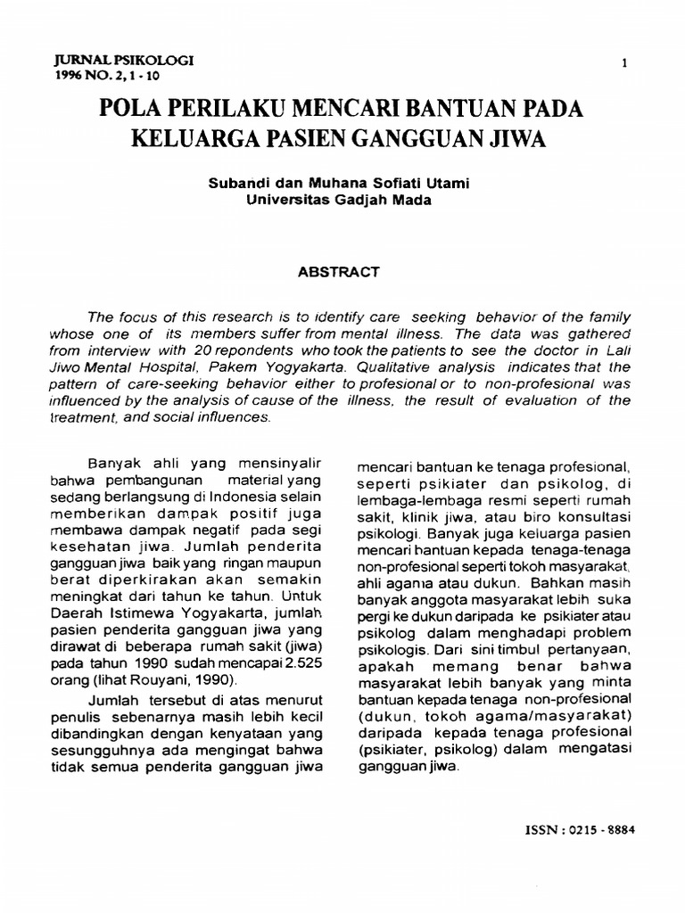 Subandi Utami 1996 | PDF