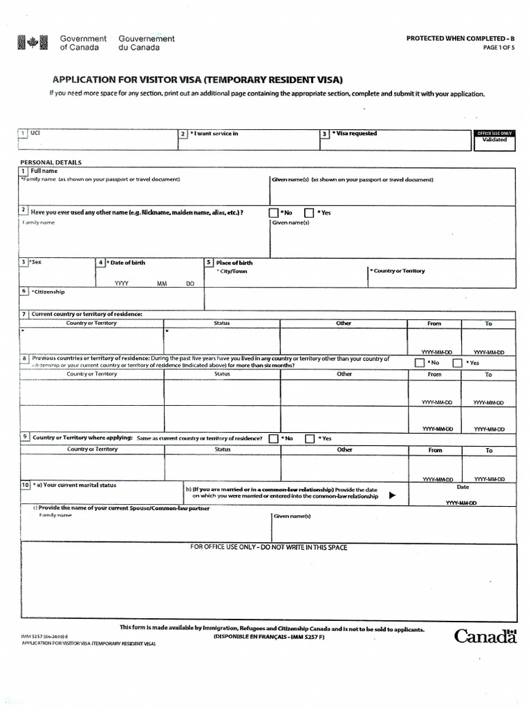 Application Form & Family Information Form | PDF