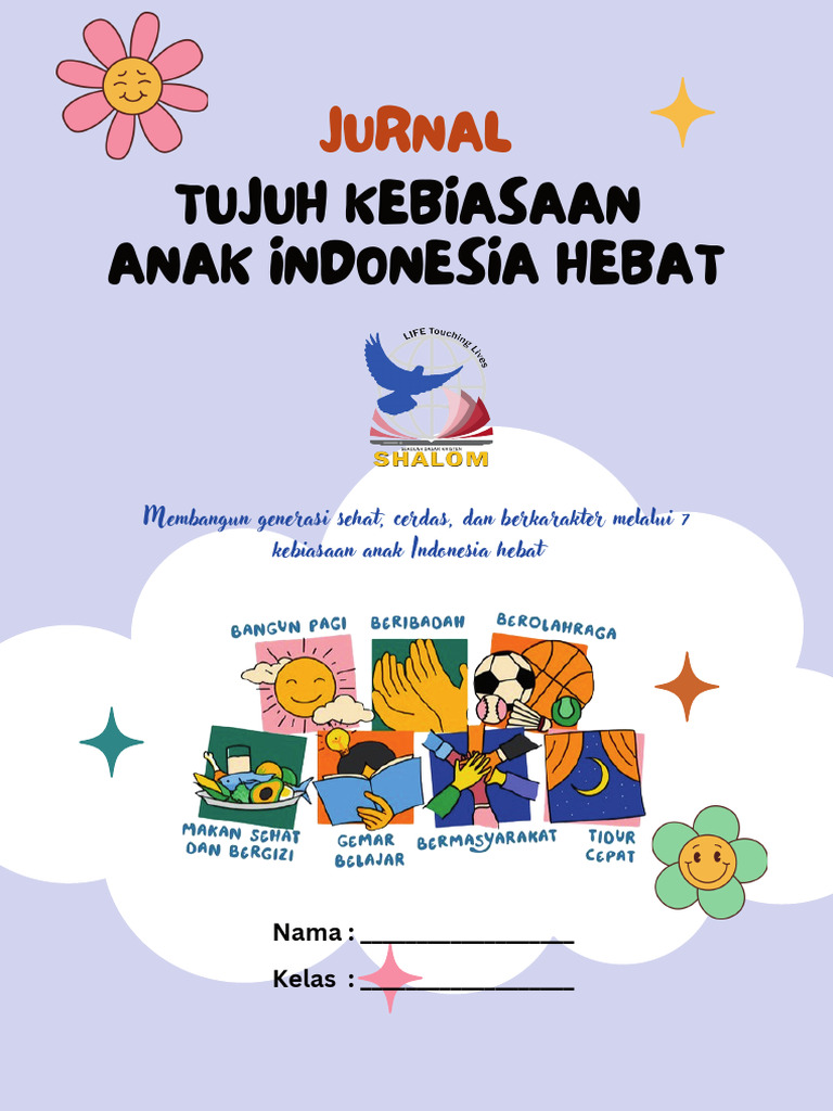 Jurnal 7 Kebiasaan SD Shalom | PDF