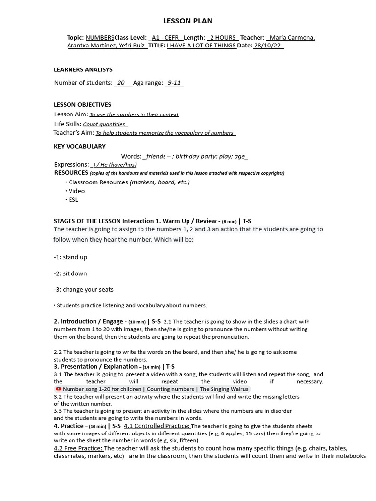 Lessonplan Premierenglishskills | PDF | Vocabulary | Teachers