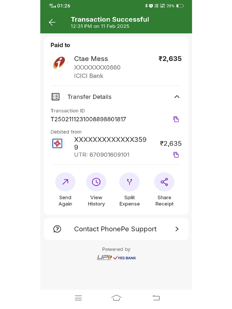 Ctae Mess Bill - Merged | PDF