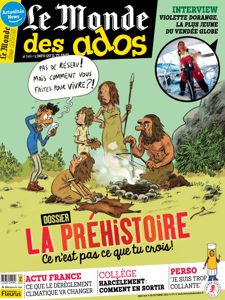 Le Monde Des Ados 549 - 30 Octobre 2024 | PDF
