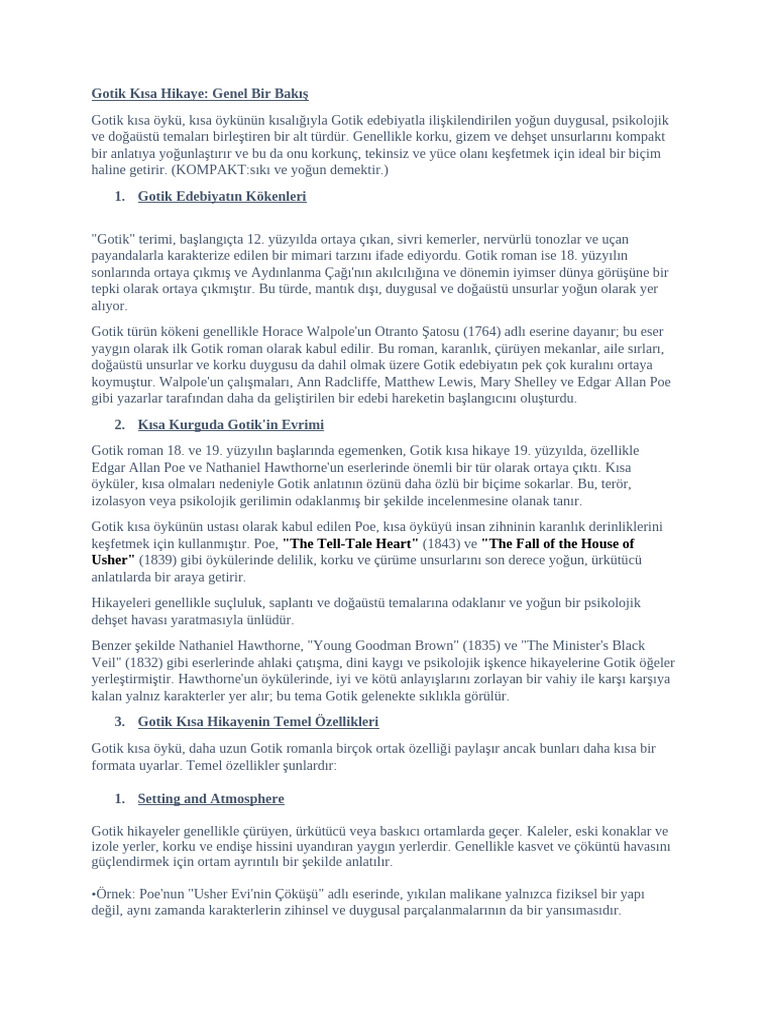 Gothic Intro | PDF