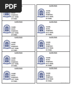 Student Gate Pass | PDF