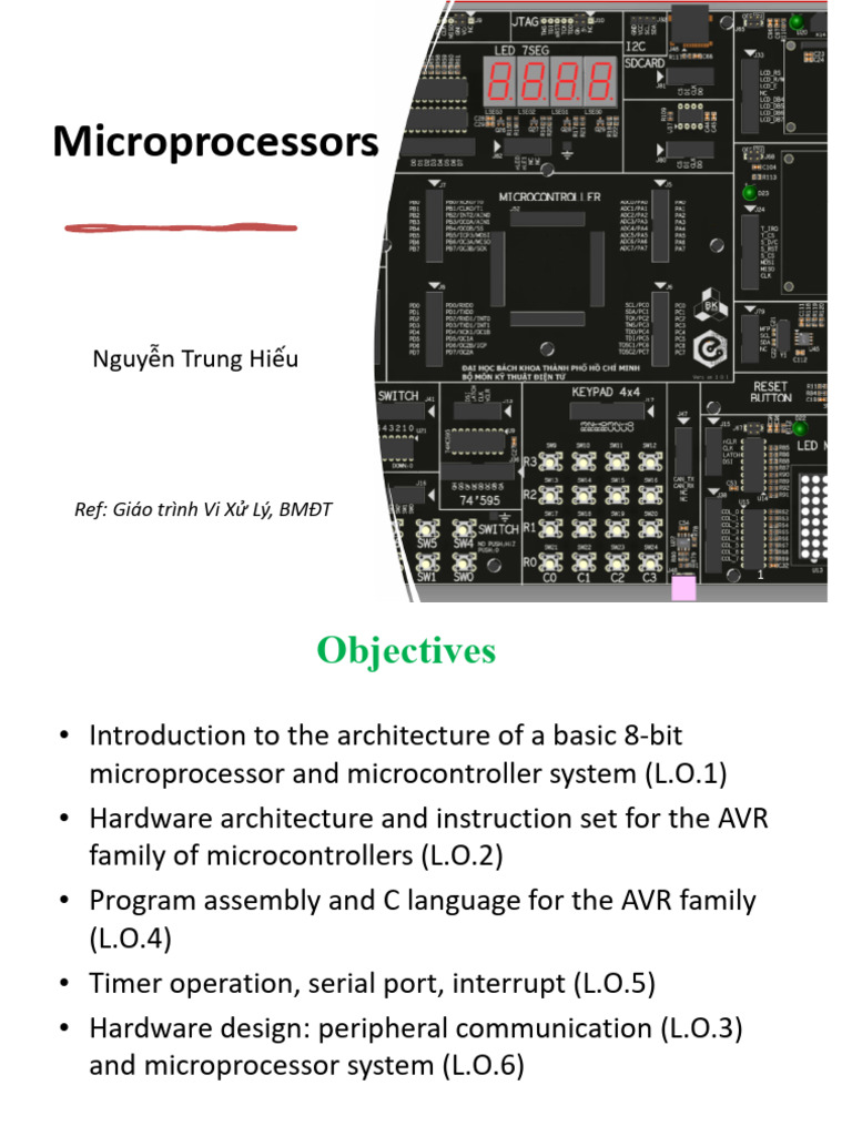 ATmega Chap1 Introduction - 2025 | PDF | Microcontroller | Central Processing Unit