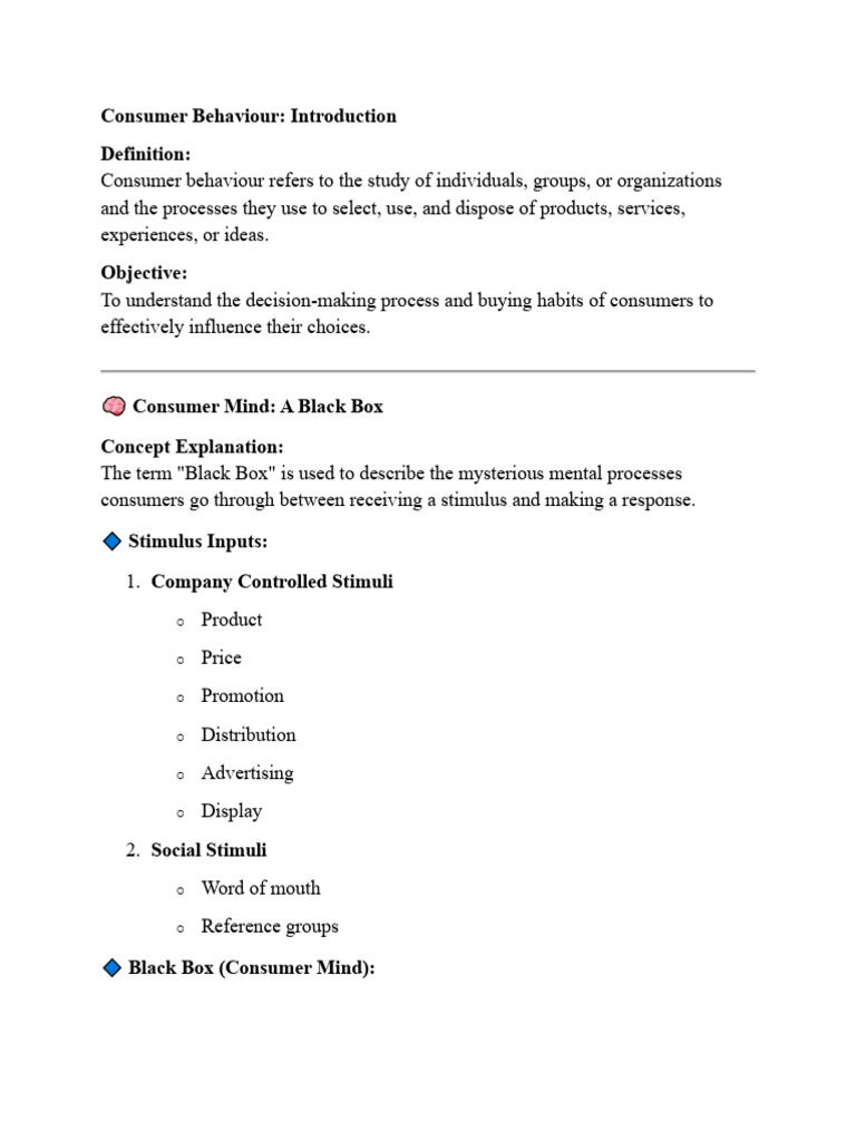 Understanding Consumer Behavior Dynamics | PDF | Consumer Behaviour ...