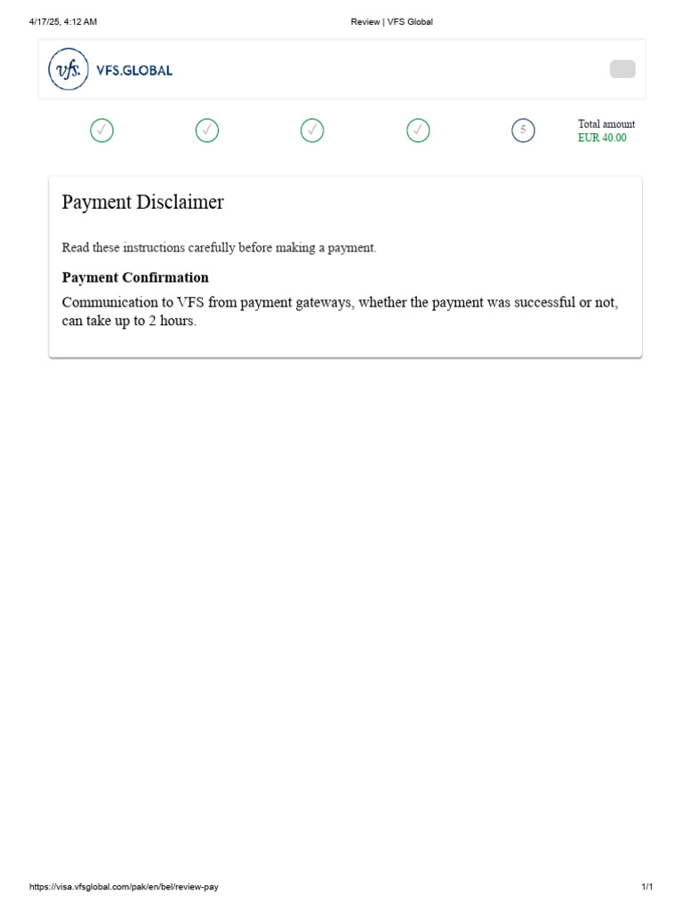 Review _ VFS Global | PDF
