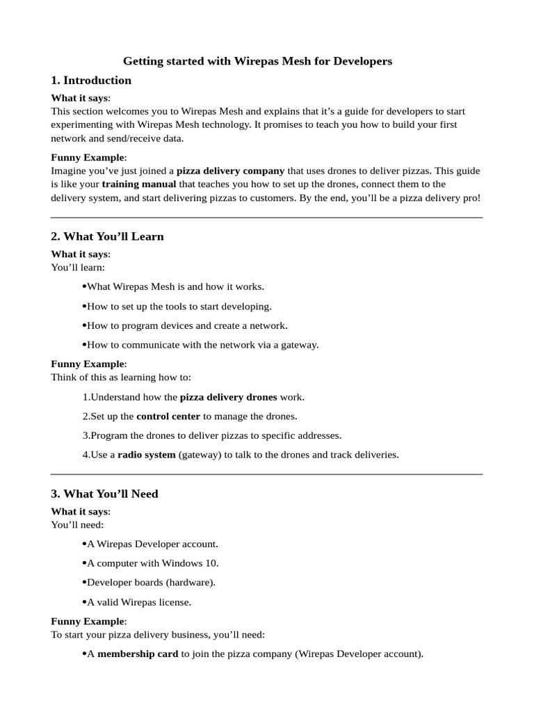 Getting Started With Wirepas Mesh For Developers | PDF | Computer ...