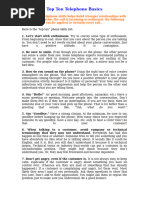 AER Call Center Script Examples | PDF