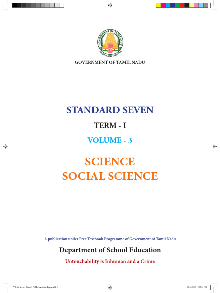 7th Science Book Term 1 EM Samacheer Kalvi Guru | PDF | Area | Volume