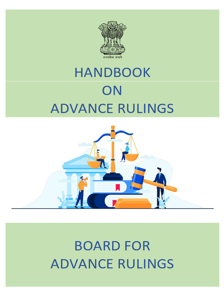 Handbook Advance Rulings | PDF | Taxes | Income Tax