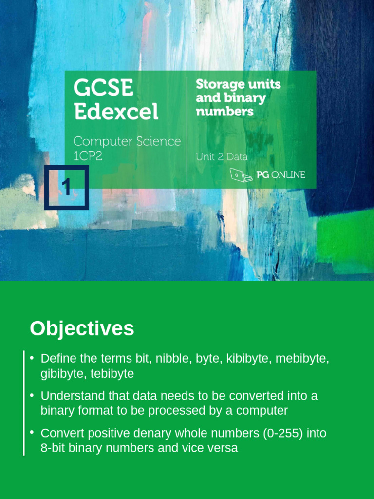 T1 Units and binary numbers | PDF | Byte | Bit