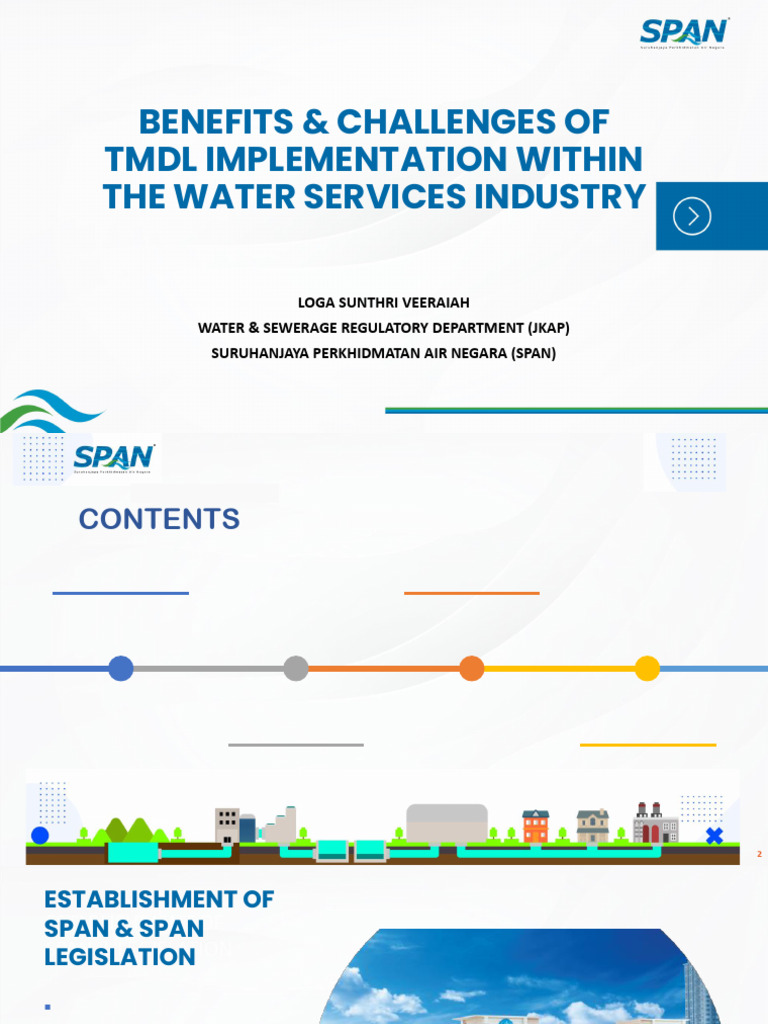Benefit and Challenges of TMDL - SPAN - For Distribution | PDF | Sewage ...