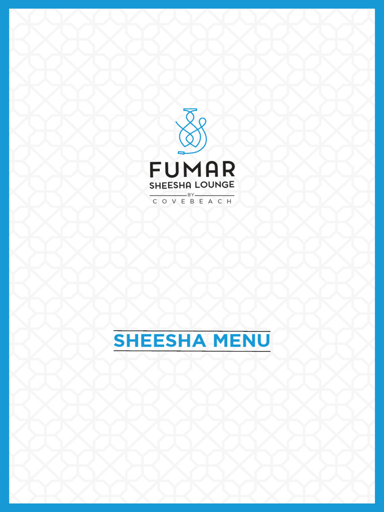Pdffumar Sheesha Menu Final PDF | PDF | Foods | Edible Plants