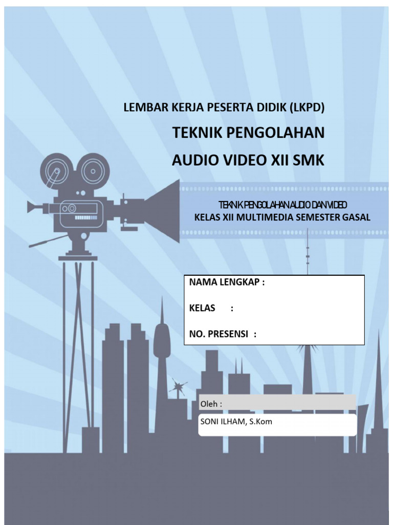 LKPD Teknik Pengolahan Audio Video | PDF