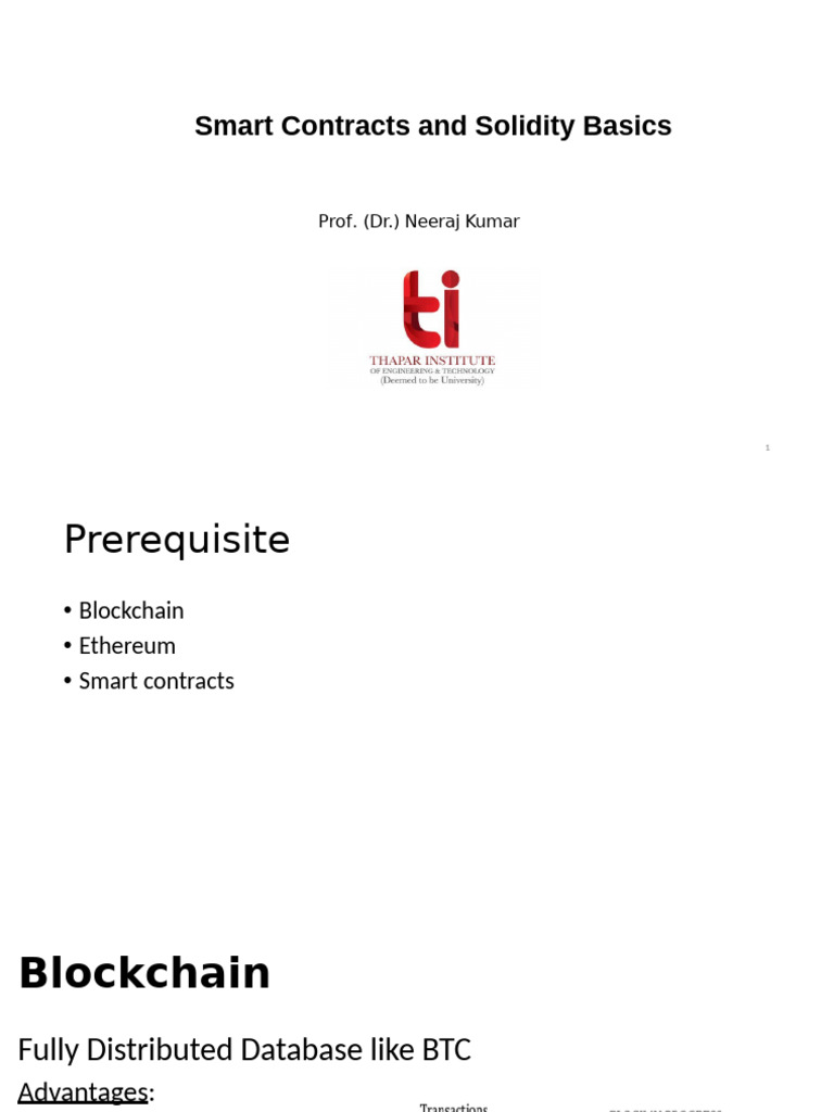 Solidity - Basics+ganache | PDF | Constructor (Object Oriented ...