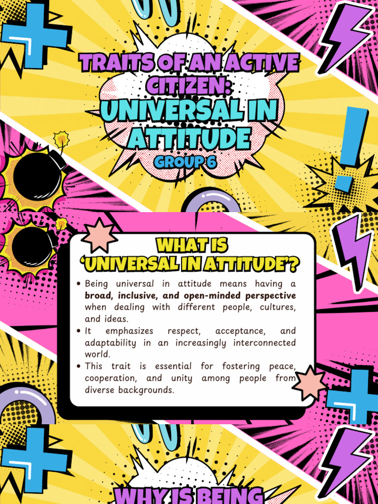 Traits of An Active Citizen: Universal in Attitude | PDF | Social ...