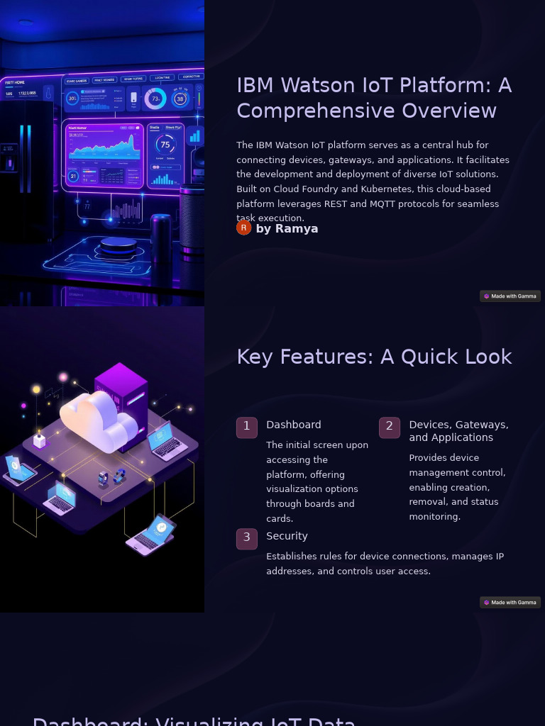 IBM Watson IoT Platform A Comprehensive Overview | PDF | Internet Of Things | Security