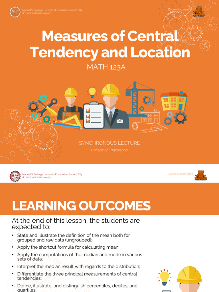 3 Measures of Central Tendency and Locations | PDF | Mean | Mode ...