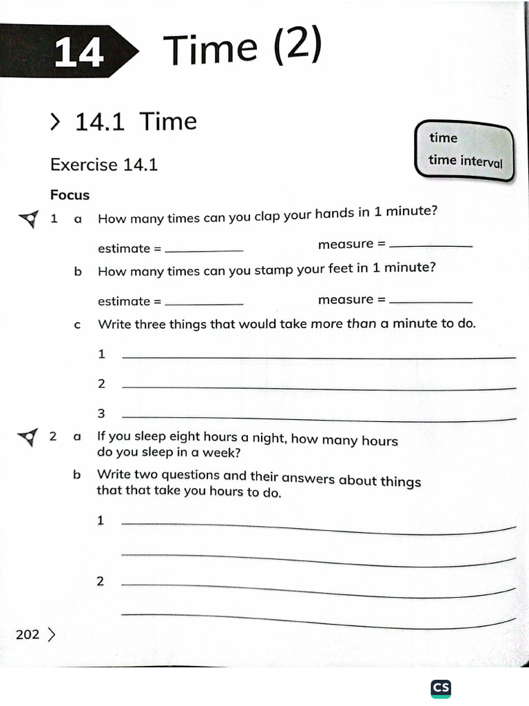 Time 2 - Workbook | PDF
