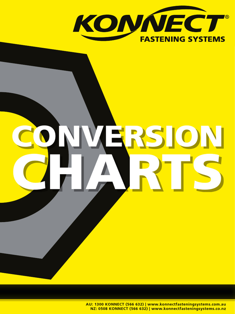 KFS Conversion Charts | PDF | Pascal (Unit) | Screw