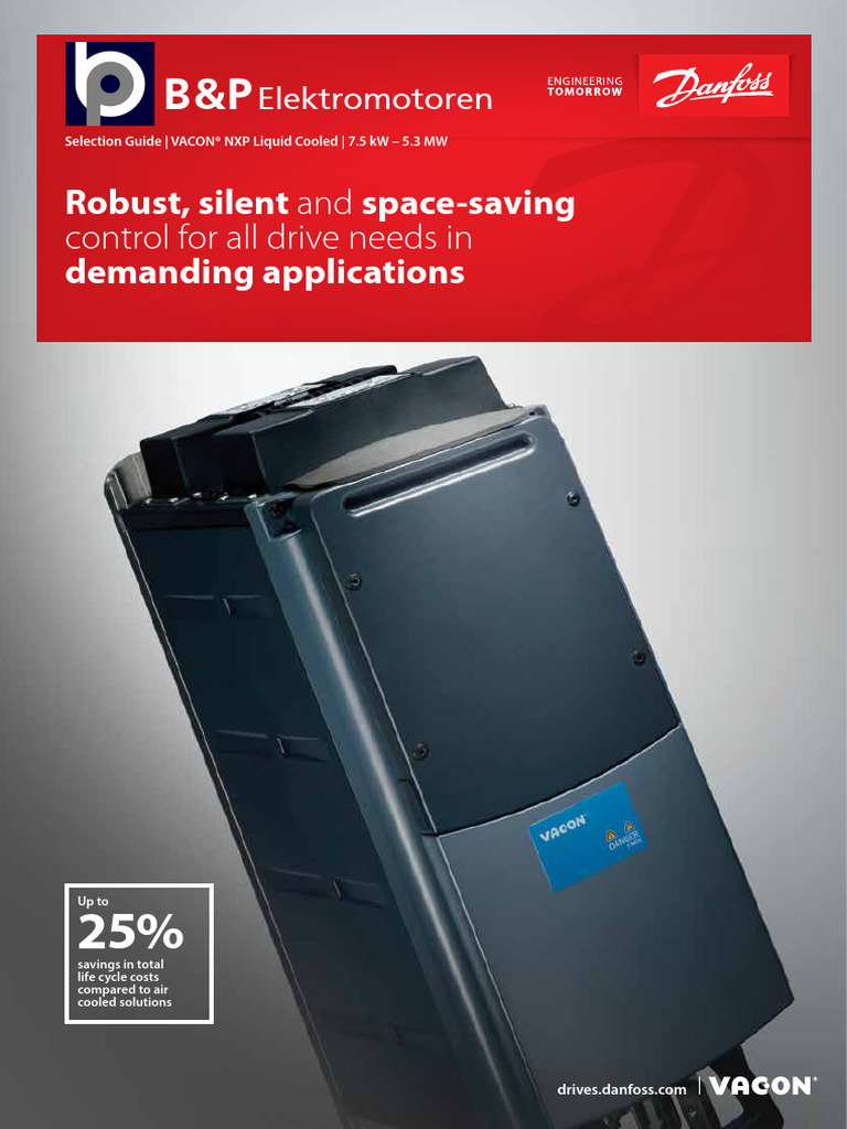 Vacon NXP Liquid Cooled Brochure BP Elektromotoren B.V. | PDF | Power ...
