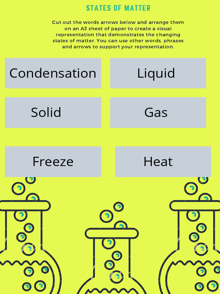 Neon Green Icons Science Club Flyer | PDF