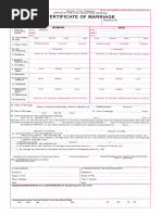 Certificate of Marriage Template | PDF