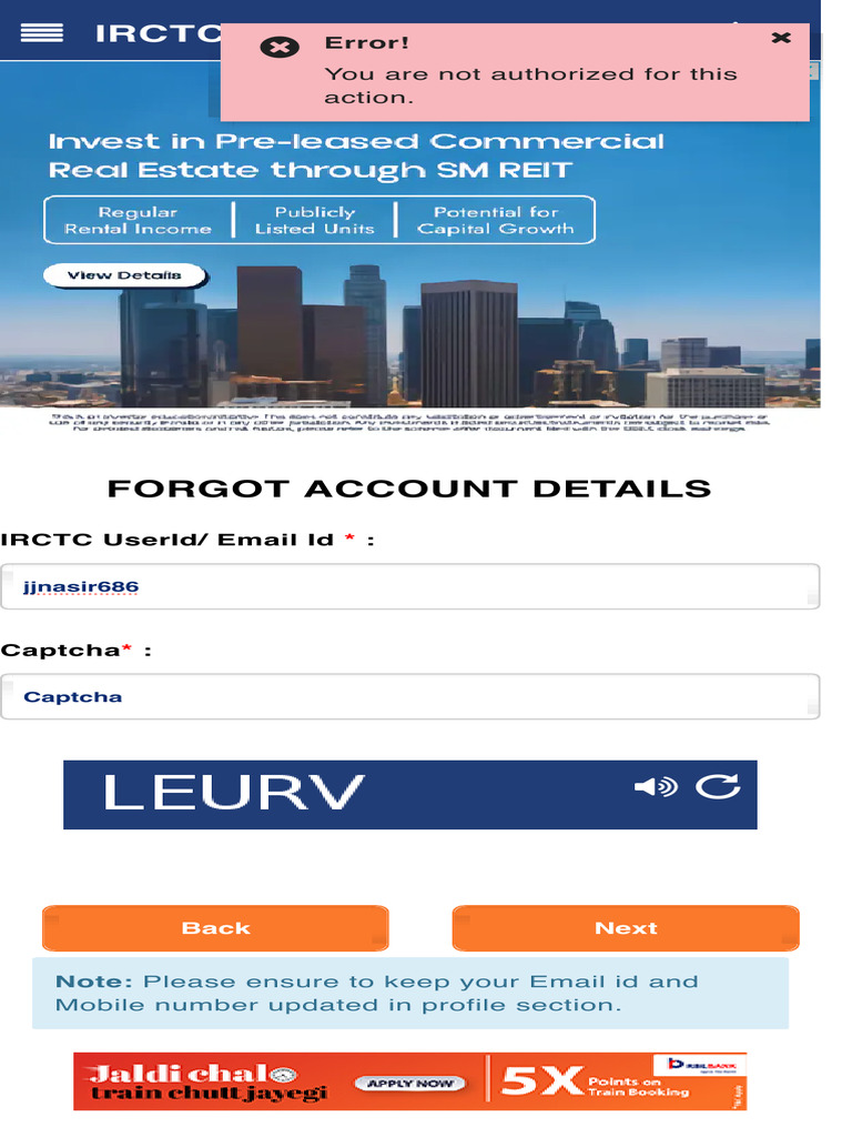 IRCTC Next Generation ETicketing System | PDF
