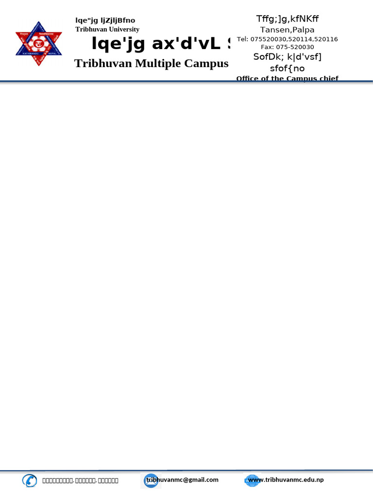 TMC Letter Head | PDF
