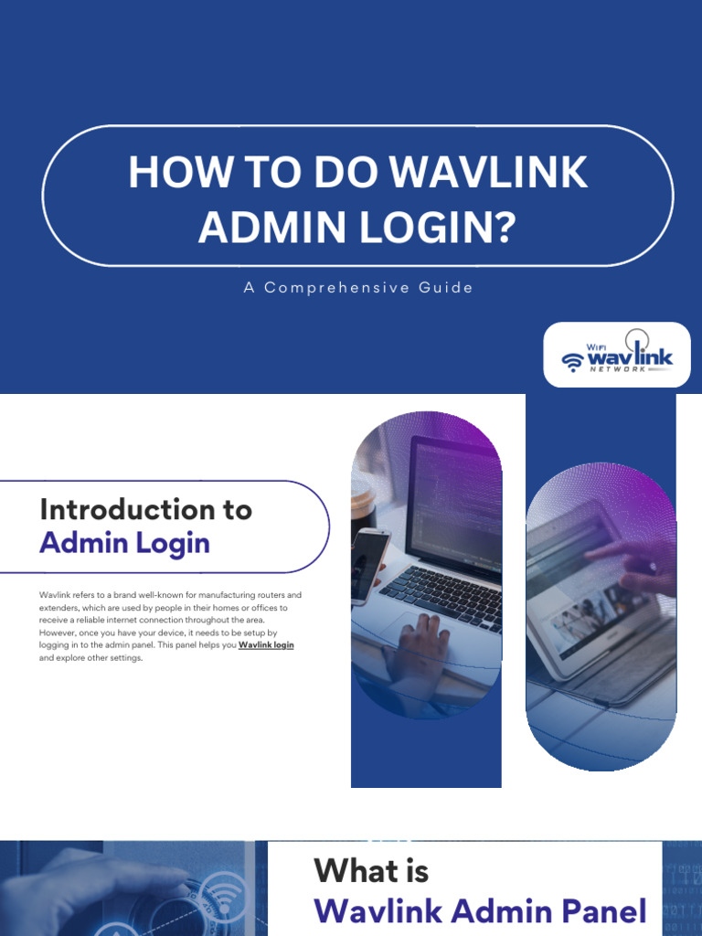 Wavlink Admin Login Guide | PDF | Wi Fi | Login