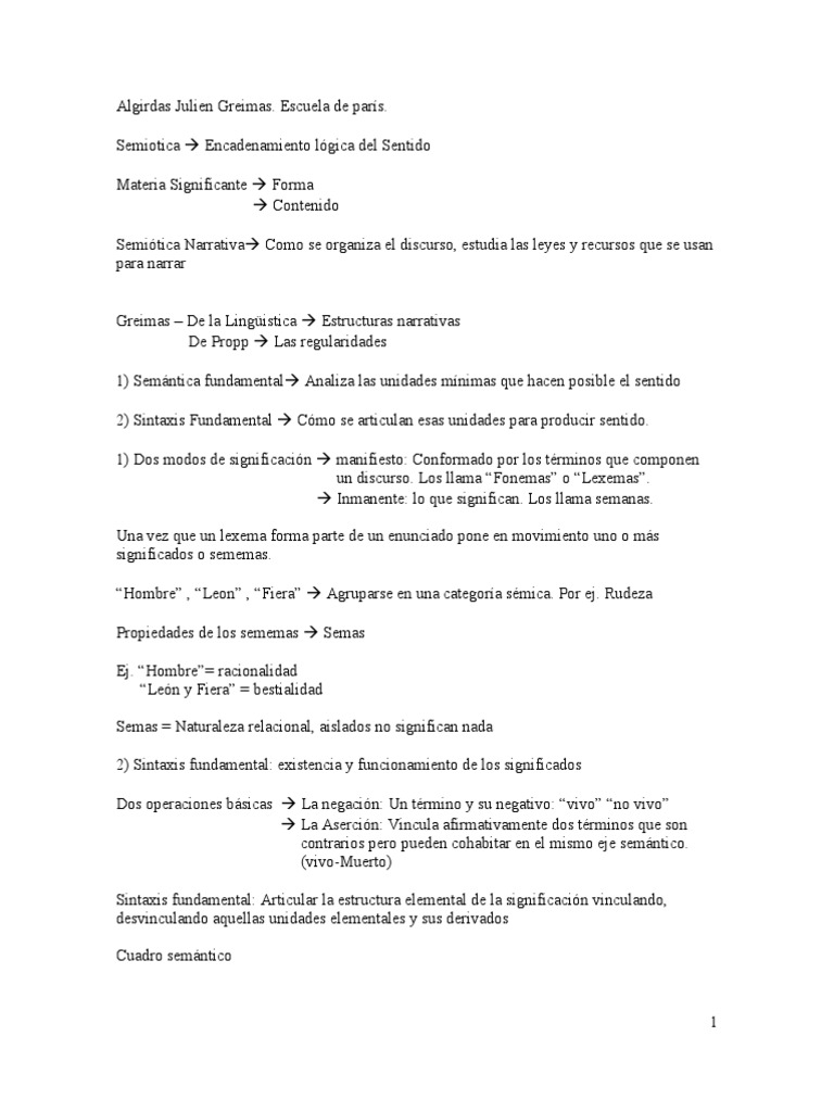Algirdas Julien Greimas | PDF | Semiótica | Ciencia cognitiva
