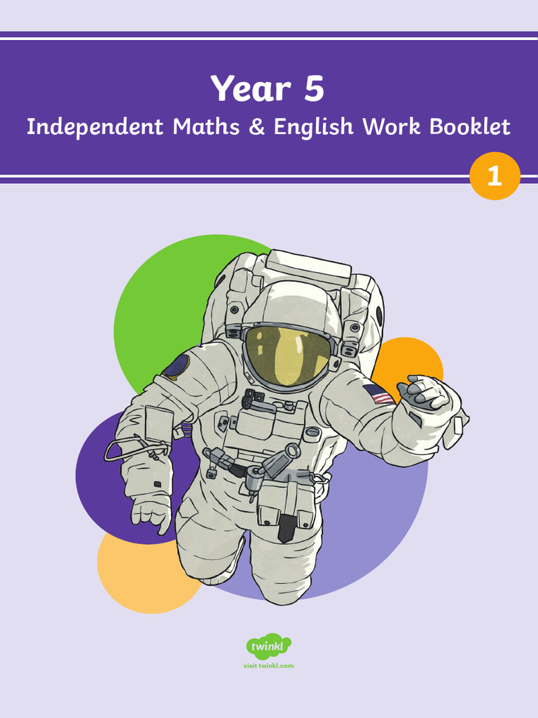 Year 5 Maths & English Workbook Answers | PDF | Subtraction | Saturn