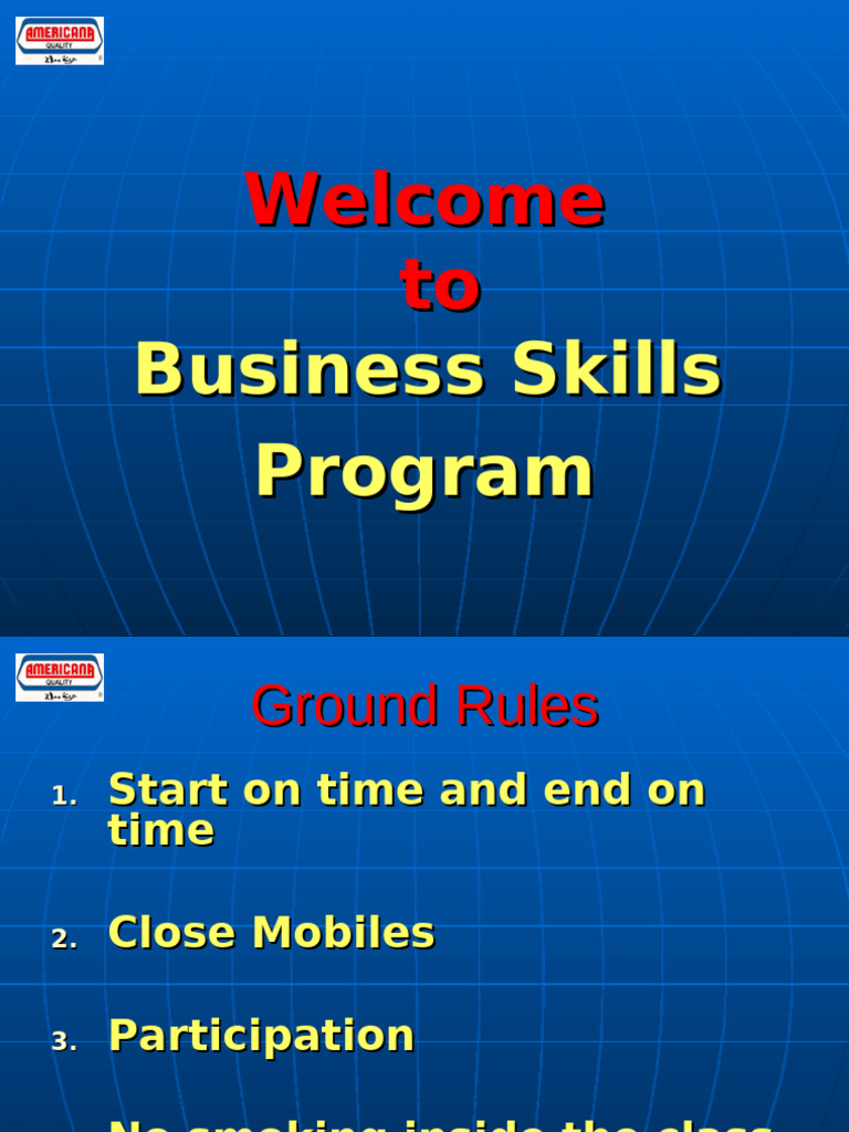 Business Skills | PDF