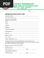Membership Application Form | PDF