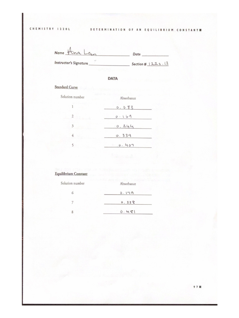 CHM1220.13L Lab26 2 | PDF