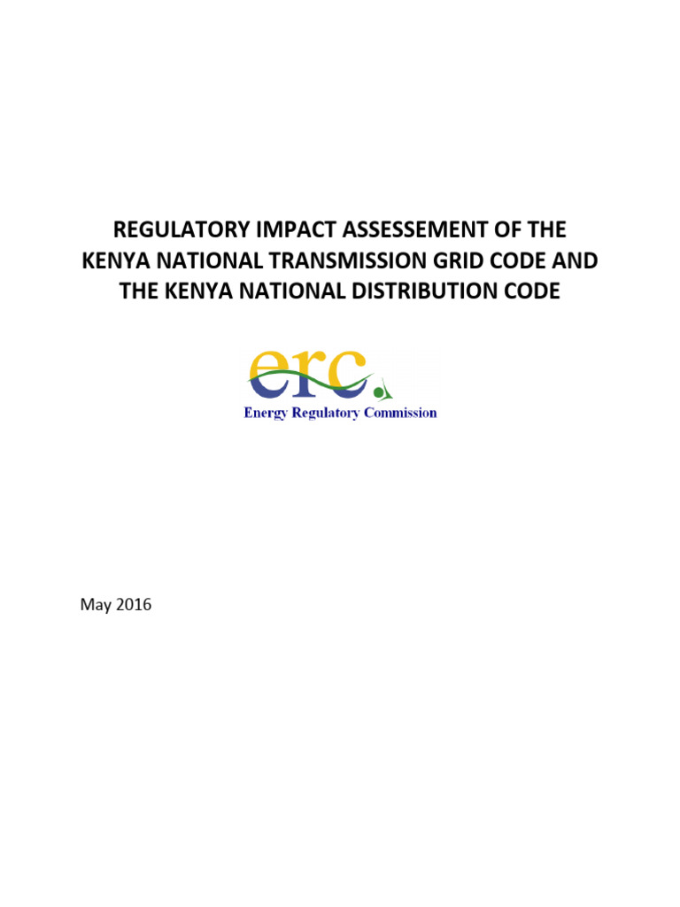 RIA 11 May 2016 | PDF | Regulatory Compliance | Electrical Grid