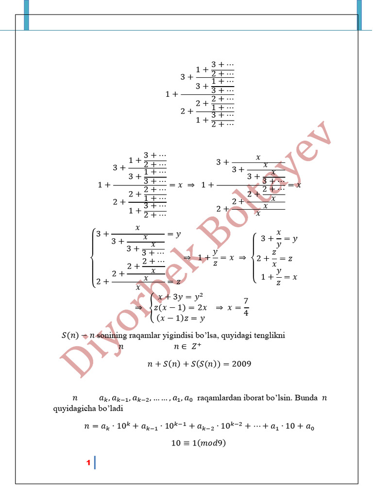 @analysis314 Diyorbek Boltayev | PDF