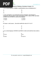 Logiqids Analytical Thinking Worksheets | PDF