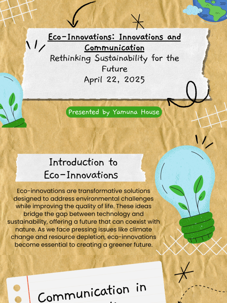 Brown and Green Scrapbook Sustainability and Ecology Presentation ...