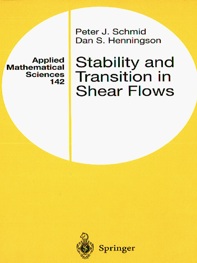 Stability and Transition in Shear Flows | PDF