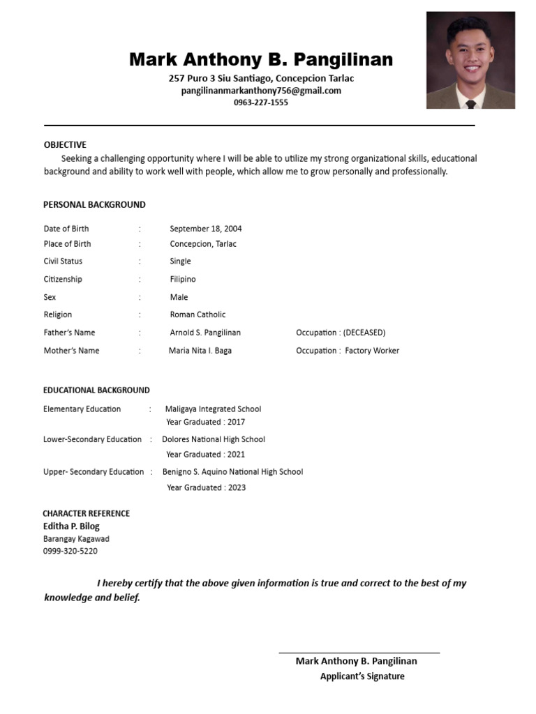 CVMark Anthony | PDF