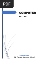 CBSE Class10 Computer Applications Notes 2025 | PDF