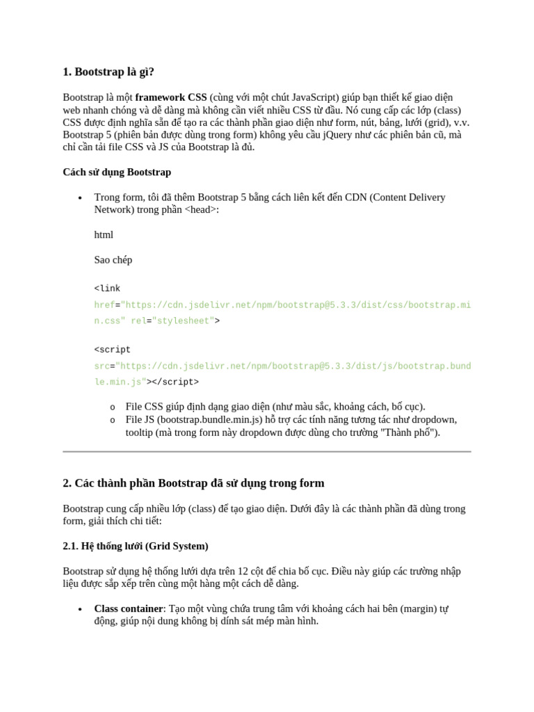 Bootstrap Demo | PDF